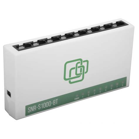 Неуправляемый коммутатор SNR-S1000-8T | Лучшие публикации о ПЛК и умном ...