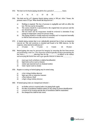 P Api Exam Questions Piping Quiz Api Exam Questions Piping Quiz Studocu