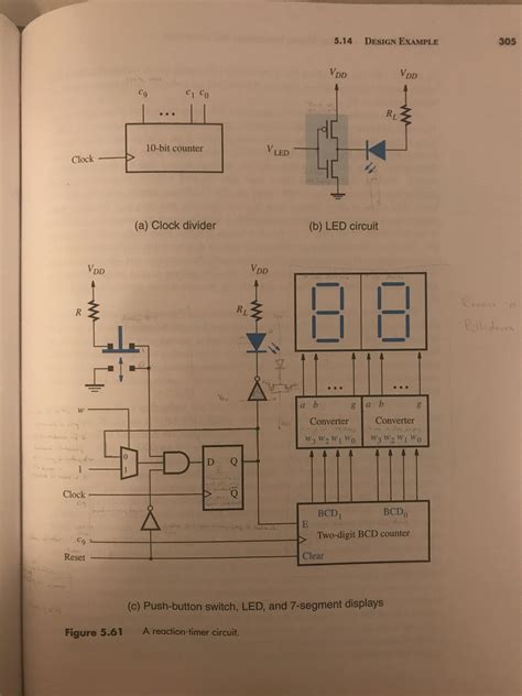 reaction timer circuit feedback the textbook provides code i wrote 4