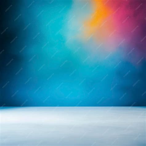 Elegant Pastel Gradient Background With Soft Blue Hues Ideal For Minimalist Designs Premium Ai