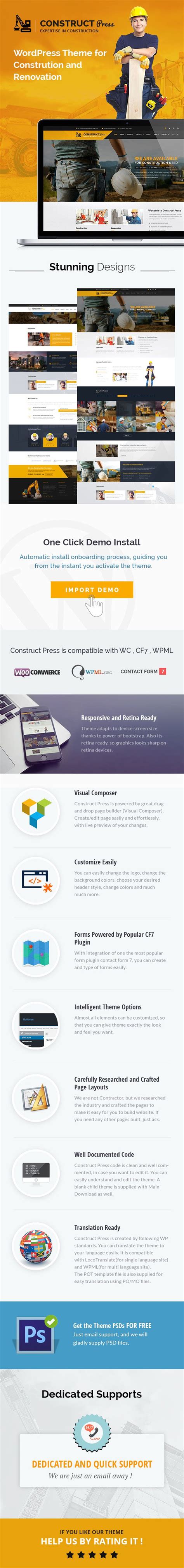 construct press construction and renovation wordpress theme code market