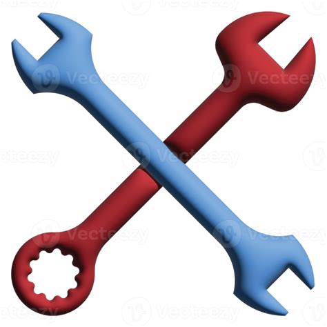 3d Illustration Wrench In Labour Day Set 20946747 Png