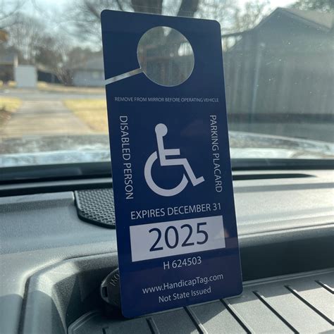 Handicap Parking Permits And Tags Universal Handicap Parking Permit