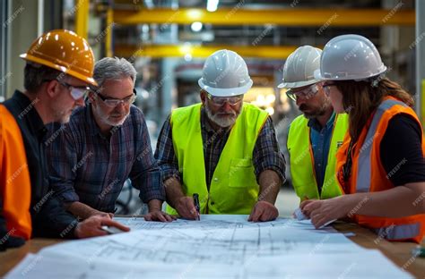 Premium Photo | Diverse Team of Engineers and Construction Workers ...