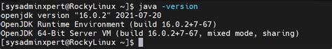 how to upgrade java 16 to java 17 on rocky linux 8 or almalinux 8