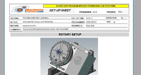 custom mastercam setup sheets custom mastercam posts ← machining partner