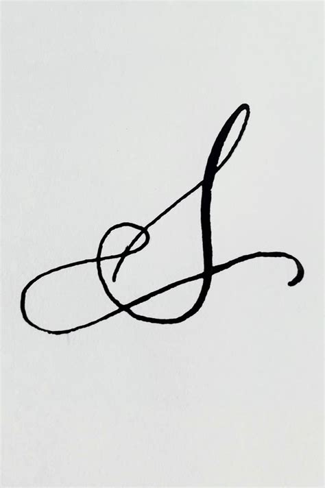 Calligraphy Letter S A Step By Step Tutorial Tattoo Fonts Tattoo Fonts Cursive Typography