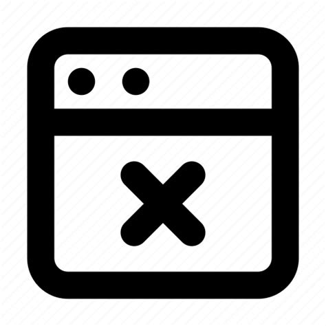 Close Web Remove Consent Browser Icon Download On Iconfinder
