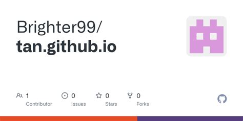 GitHub Brighter Tan Github Io