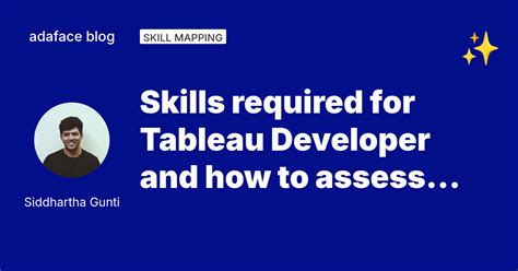 Skills Required For Tableau Developer And How To Assess Them
