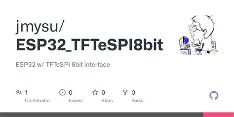 Github Jmysuesp32tftespi8bit Esp32 W Tftespi 8bit Interface