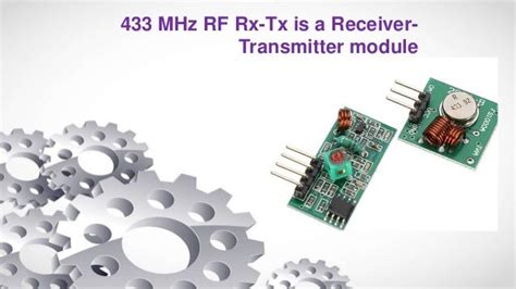 433 Mhz Rf Rx Tx Is A Receiver Transmitter Module