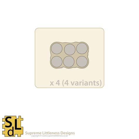 Wavy Edge Regular 6 Slot Sabot Bases Sld Shop