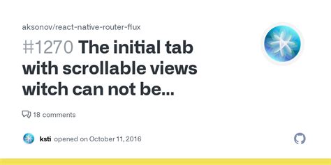 The Initial Tab With Scrollable Views Witch Can Not Be Scrolled When