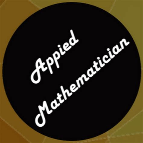 응용수학자 Youtube