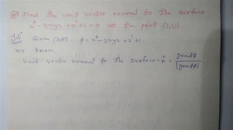Vector Calculus Gradientproblem3 Youtube
