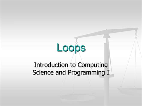 PPT Loops PowerPoint Presentation Free Download ID 5600099