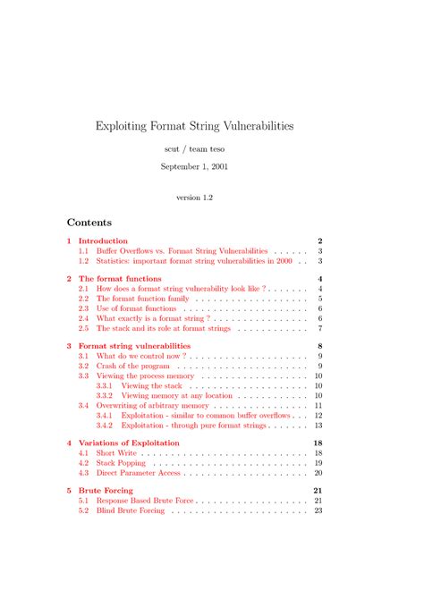 Formatstring 1 Formatstring Exploiting Format String