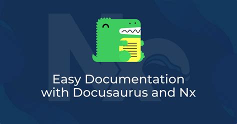 easy documentation with docusaurus and nx by chau tran nx devtools