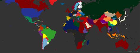 Updated Ww1 Alt Hist Map With New Hoi 4 Provinces Map R Mapchart