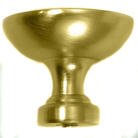 Mng Hardware Soho 1 18 In Matte Brushed Brass Round Transitional
