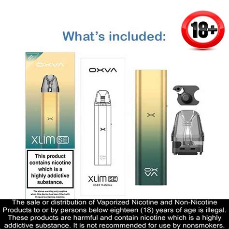 Oxva Xlim Se Pod Kit Legit Lazada Ph