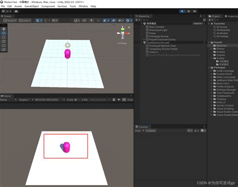 【unity Photon Fusion 2】多人联网插件，共享模式基础教程 Csdn博客