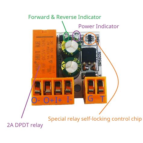 Bistable Self Locking DPDT Voltage Sensing Relay Control Voltage Sensing Relayer Terminal DC