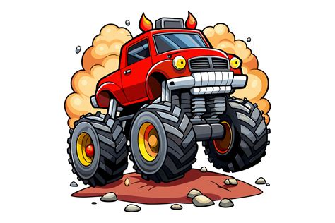 High Quality Monster Truck Clipart For Creative Projects