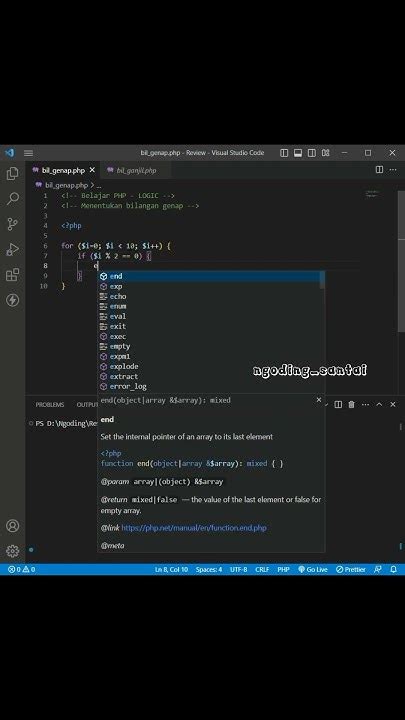 Menentukan Bilangan Genap Dengan Php Determine Even Numbers With Php