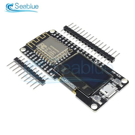 For Wemos Nodemcu Esp8266 Esp 12f 096 Inch Oled Display Wifi Module