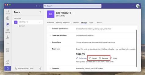 Microsoft Teams 코드를 생성하고 사용하는 방법