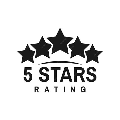 Premium Vector Five Star Rating Icon Best Award Symbol Product Premium Quality Evaluation