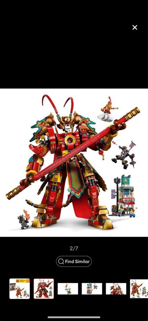 Lego Monkie Kid Monkey King Warrior Mech Pieces Hobbies Toys Toys Games On
