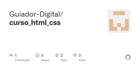 GitHub Guiador Digital Curso Html Css