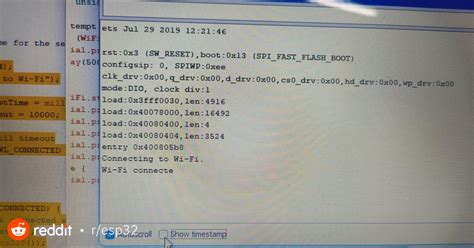 failing to connect to the wifi esp32