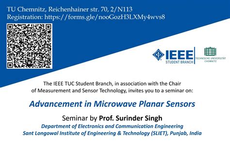 Advancement In Microwave Planar Sensors Ieee Tu Chemnitz Sb