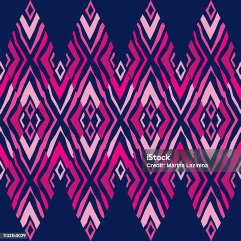 민족 보헤미안 완벽 한 패턴입니다 패치워크 텍스처 길 쌈 0명에 대한 스톡 벡터 아트 및 기타 이미지 0명 걸레 고풍스런