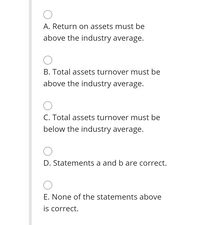 Answered Ou Observe That A Firms Rofit Margin Is Below The Ndustry