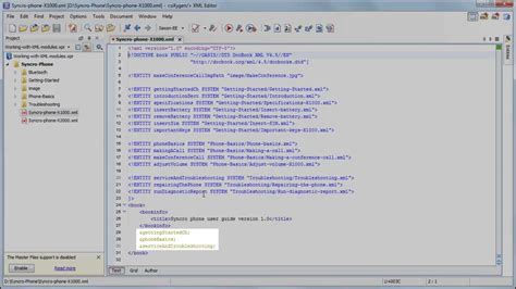 Working With Xml Modules In Oxygen Xml Editor 151 Youtube
