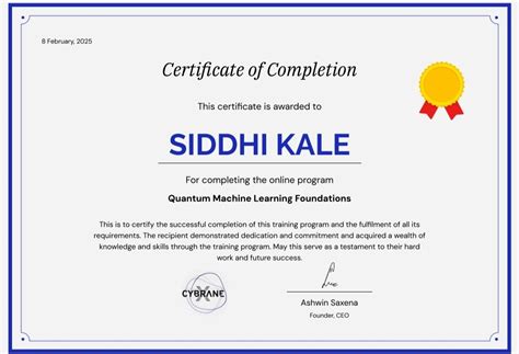 Quantumcomputing Machinelearning Quantumai Cybranex Techinnovation Siddhi Kale