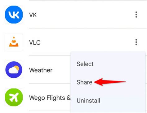 how to share apps between android devices