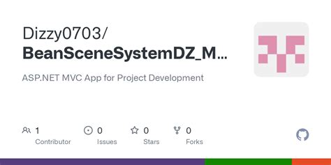 Github Dizzy0703beanscenesystemdzmvcapp Aspnet Mvc App For