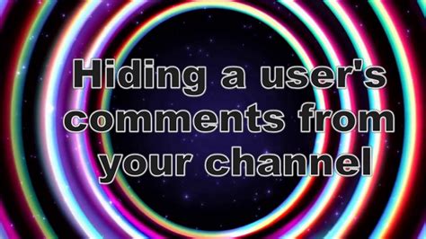 How To Ban Someone From Your Youtube Channel YouTube
