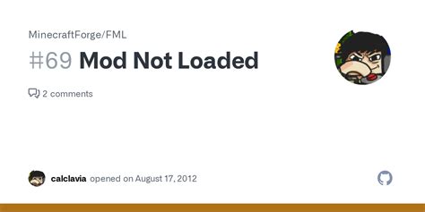 Mod Not Loaded Issue Minecraftforge Fml Github