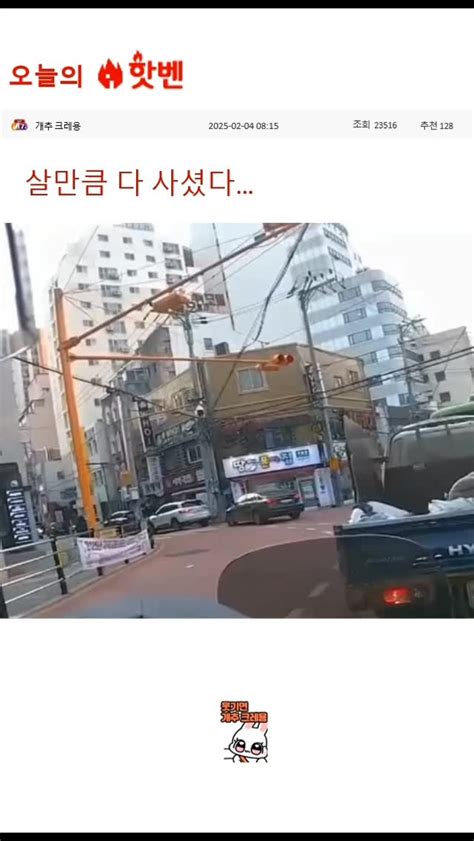 오토바이가 분리됨 후덜덜 오토바이 유머 일상 짤 여행 오토바이그램 오토바이넘어짐 오토바이사고 블랙박스 블박 블박영상 운전자 골절 입원 입원