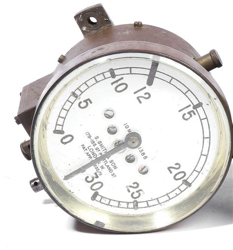 Bonhams Cars An S Smith And Sons 30mph Speedometer Patented 1911