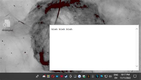 This Strange Window With No Title Bar Appeared Above My Systray What
