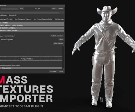 Artstation Mass Textures Importer Marmoset Toolbag Plugin Resources