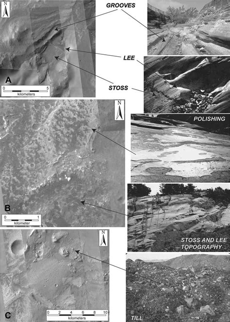 Putative Glacial Related Erosional And Depositional Patterns Of The